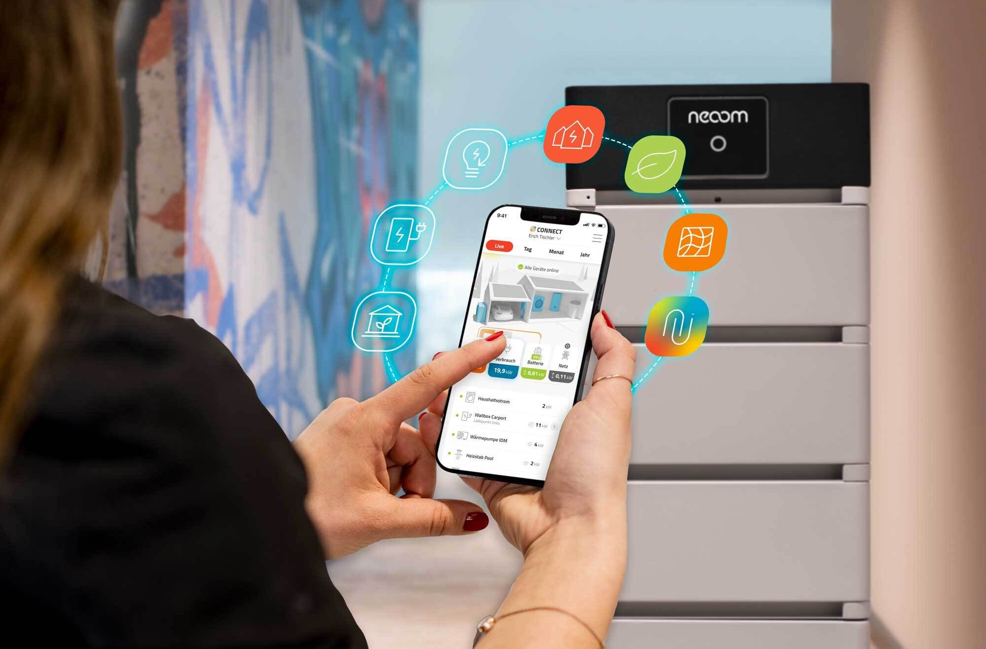 neoom APP - Das digitale Werkzeug für die Energiewende