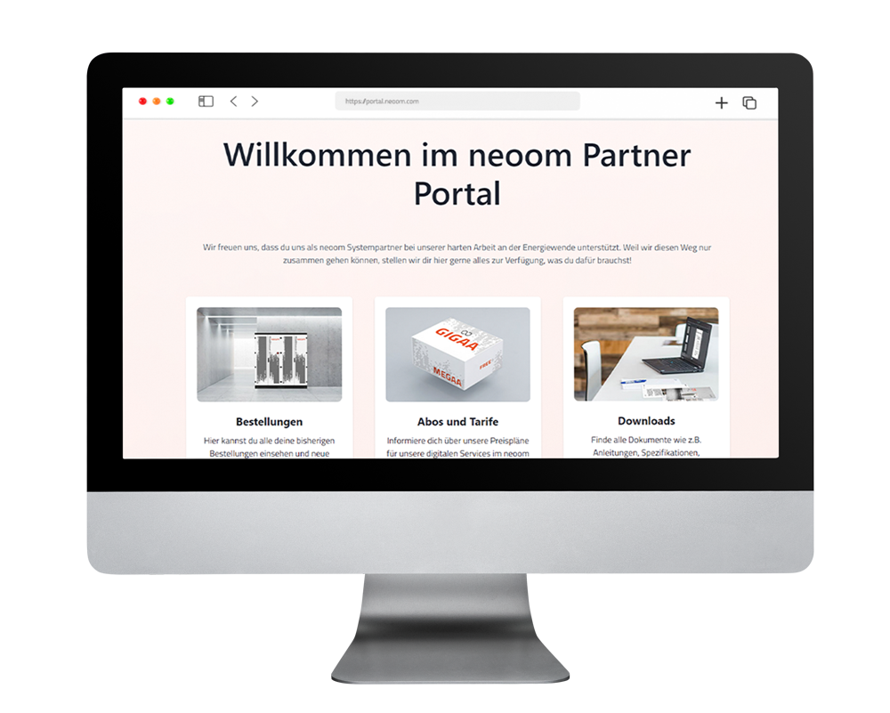 neoom APP - Das digitale Werkzeug für die Energiewende