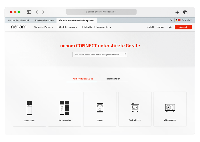 neoom APP - Das digitale Werkzeug für die Energiewende