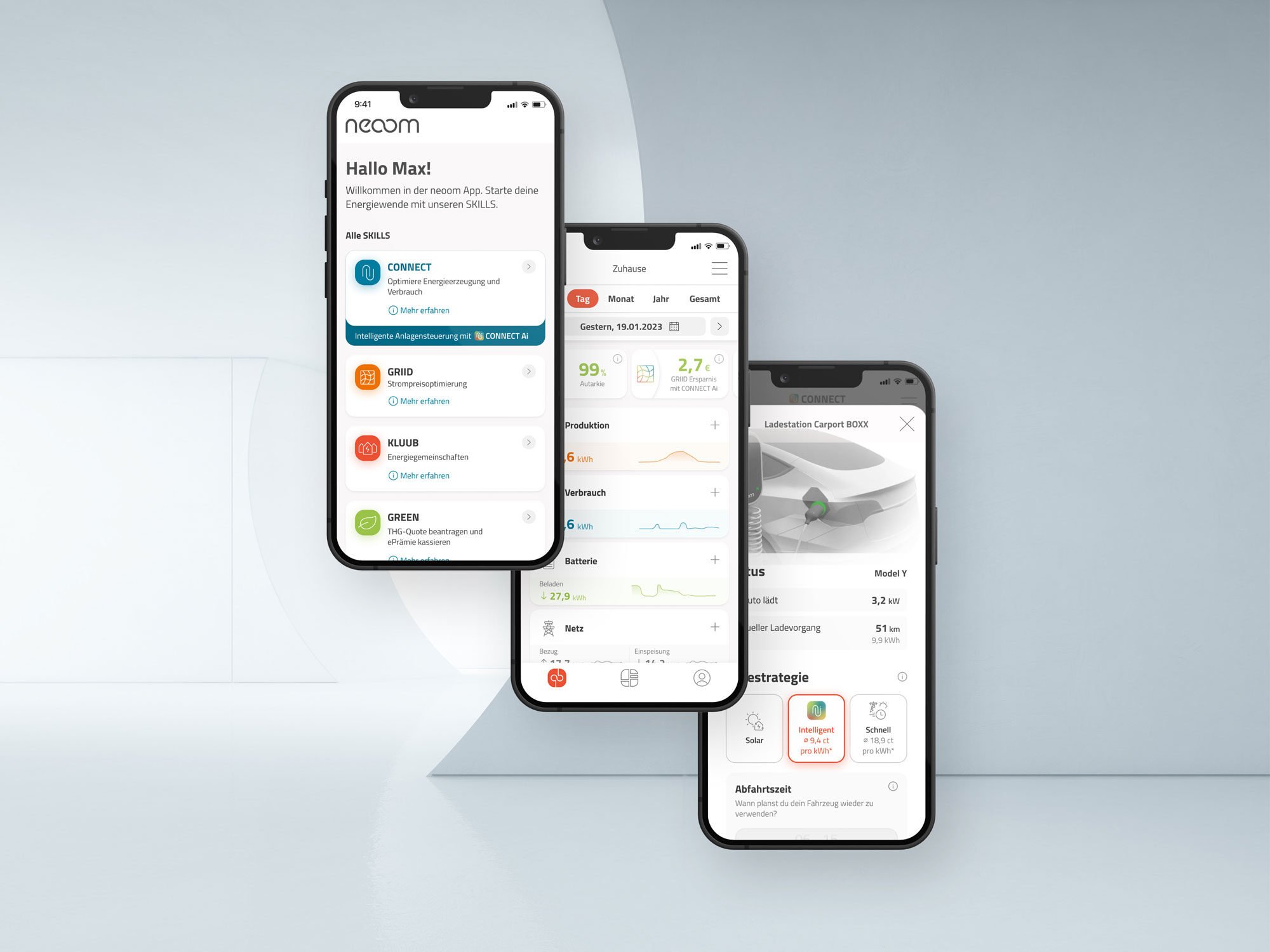 Decentralised energy products from a single source