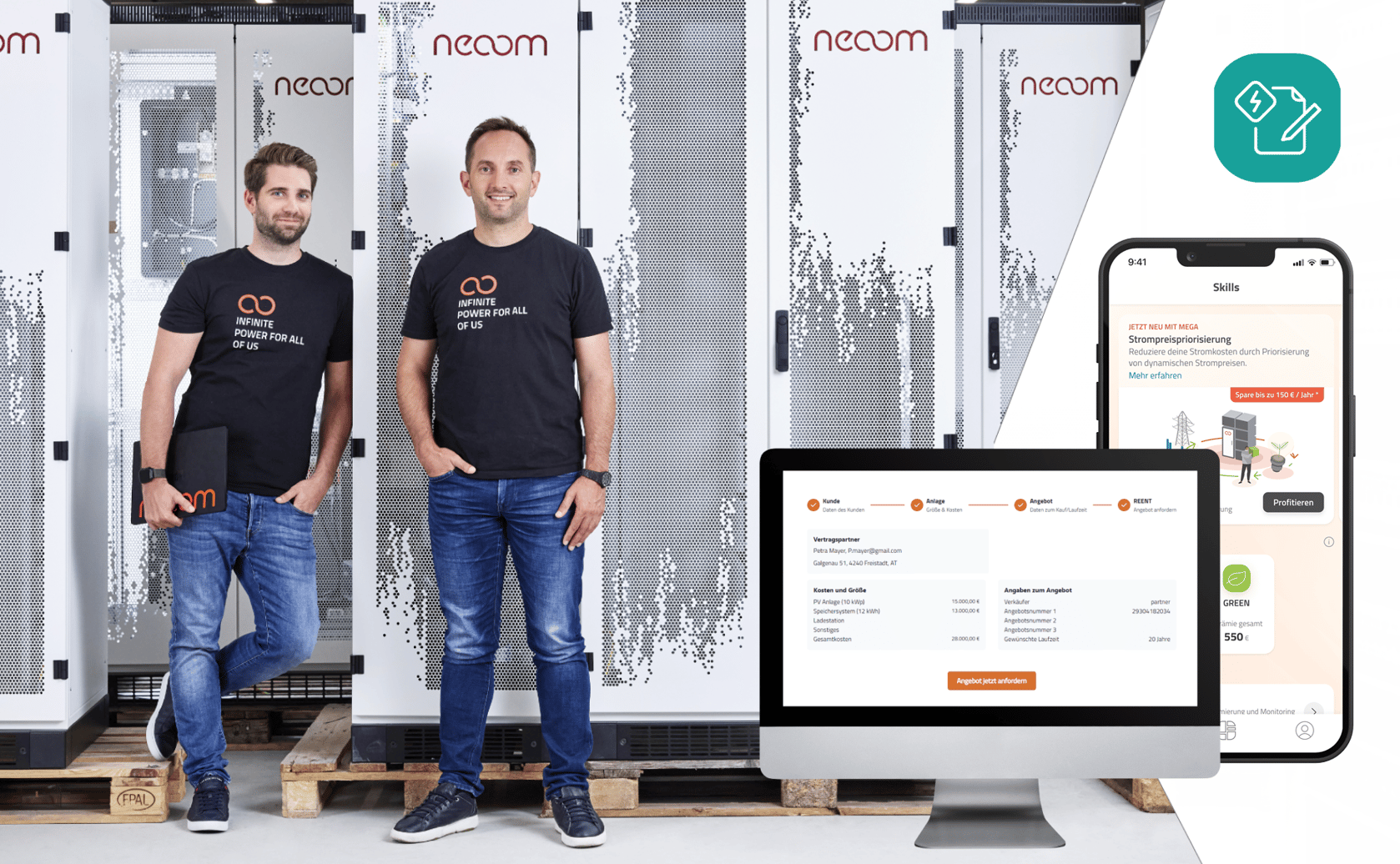 Bis zu 35 Millionen Euro für neoom REENT