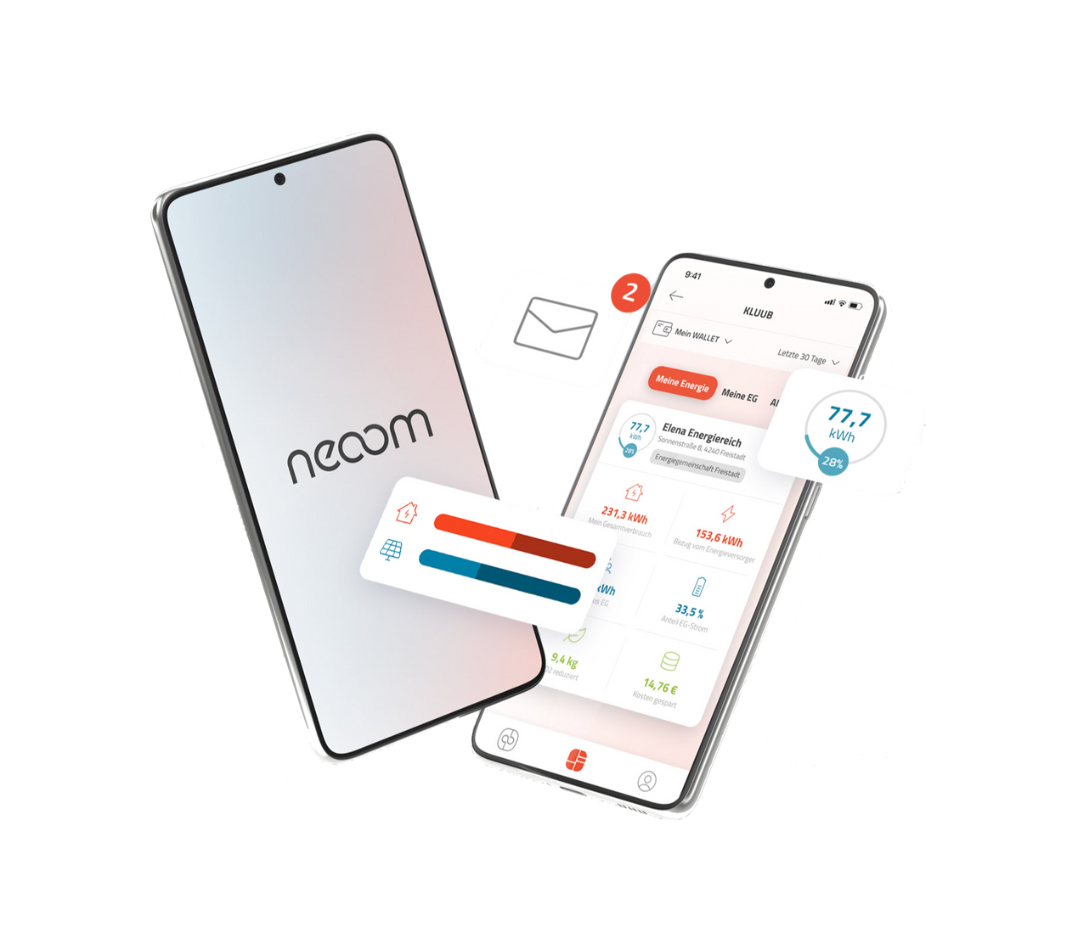 neoom APP - Das digitale Werkzeug für die Energiewende